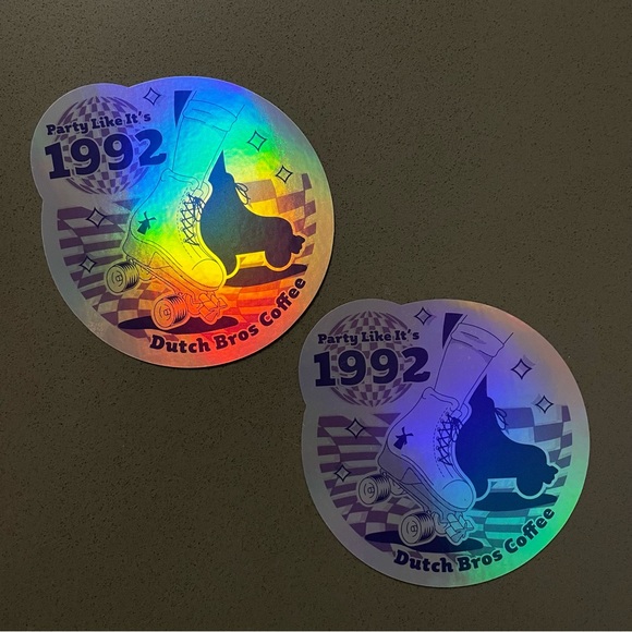 Dutch Bros | Art | Dutch Bros Coffee Stickers Holographic 23 Roller ...